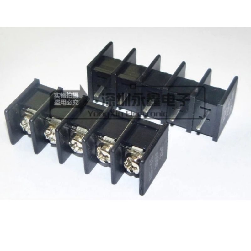 Jual Terminal Block Hitam 5P PCB 5 P KF45 5 Pin KF 45 baut Berkualitas ...