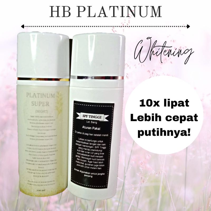 Jual HB DOSIS TINGGI PLATINUM SUPER FORTE Hb dosting Hb anggur lotion anggur handbody dosis ...