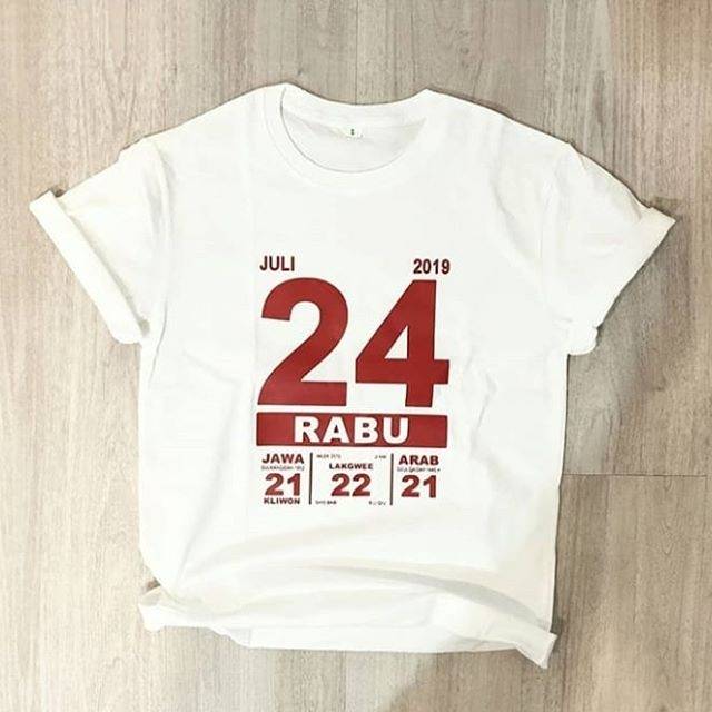 Jual Baju kalender custom | Shopee Indonesia