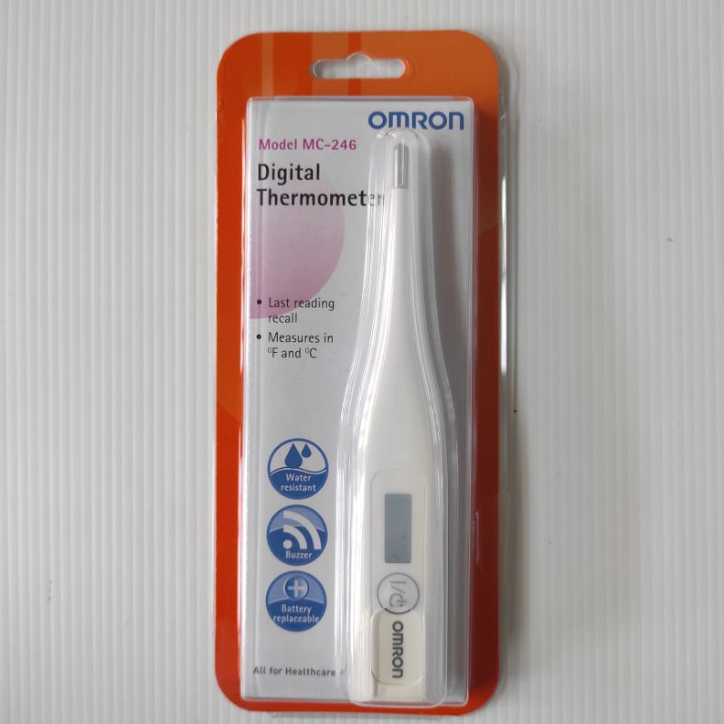 Jual Termometer badan digital omron MC-246/ termo digital/ termo ketiak ...