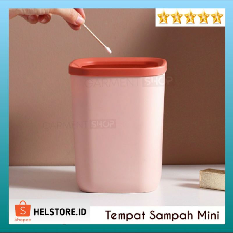 Jual TEMPAT SAMPAH MINI ESTETIK TRASH BIN MINIMALIS / Keranjang Mini ...