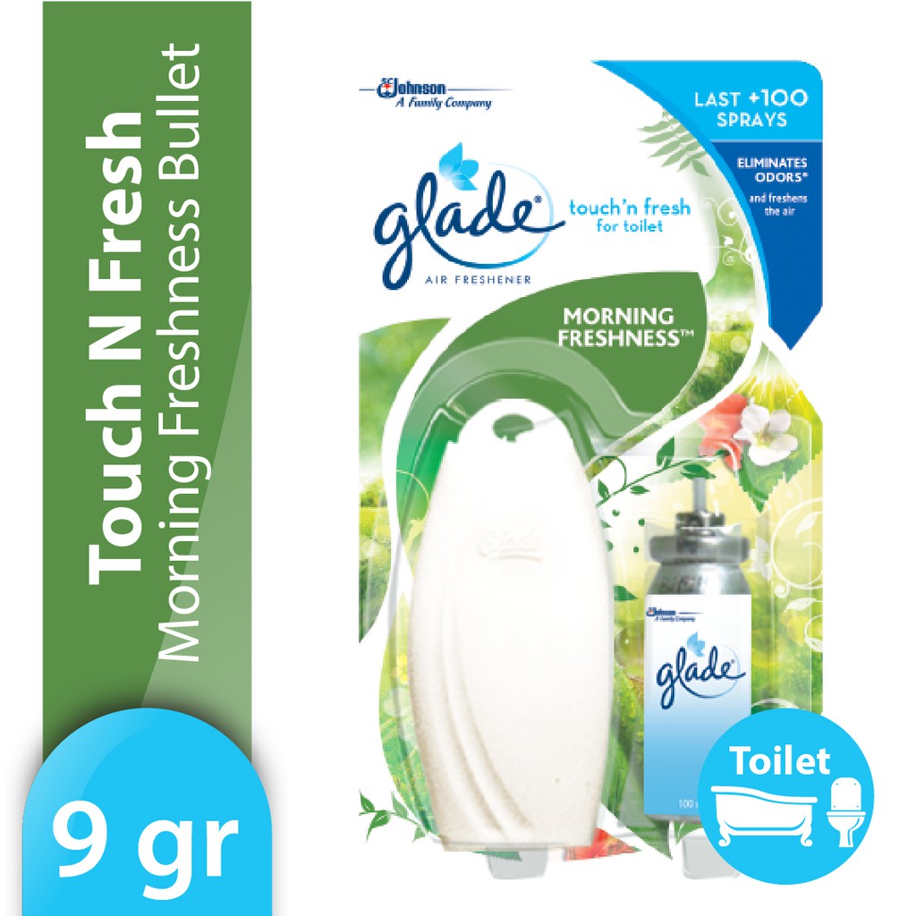 Jual Glade Touch N Fresh Morning Freshness Bullet 9 Gr | Shopee Indonesia