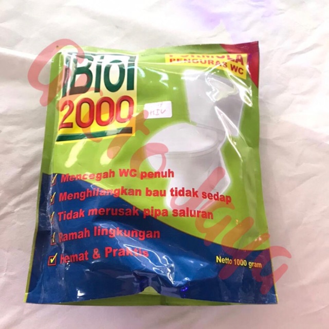 Jual ( 1 Kg ) Bio 2000 Anti Sumbat Penguras Kuras WC Toilet Septictank ...