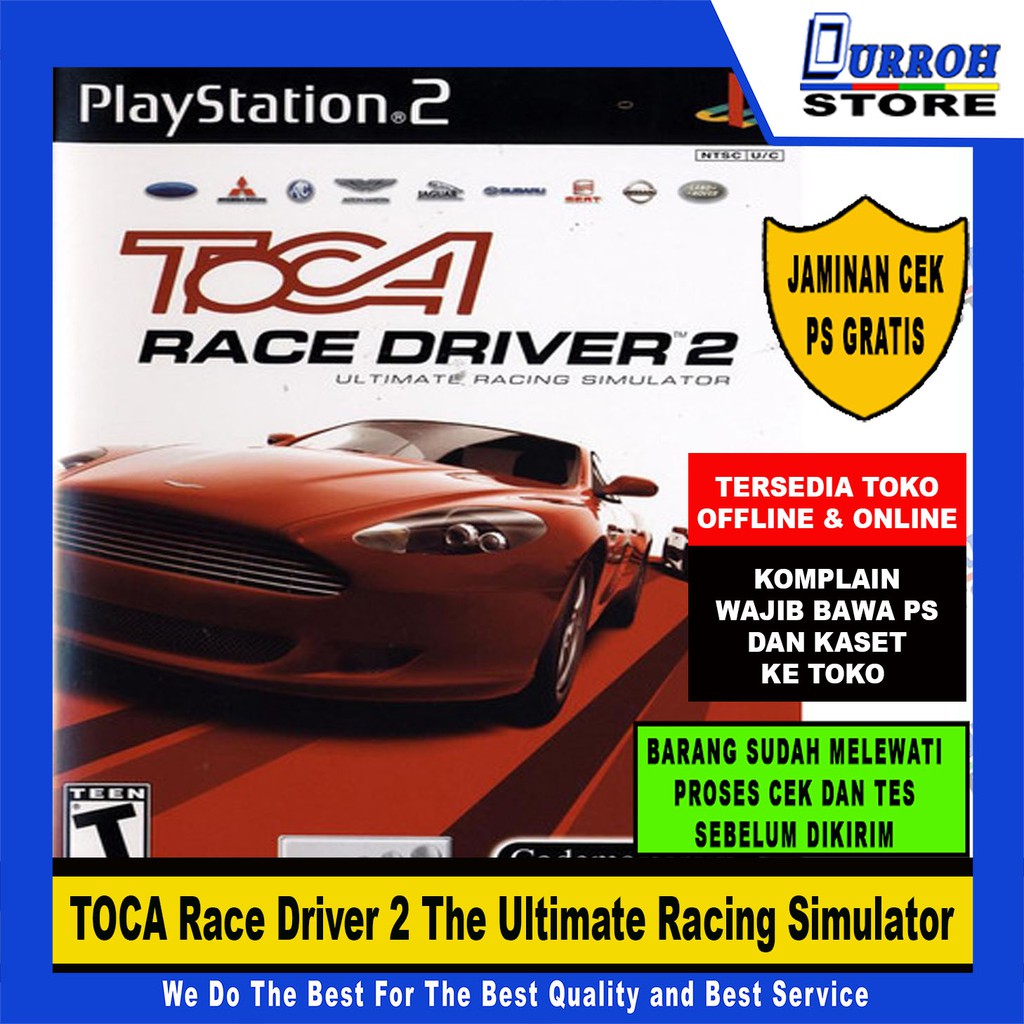 Jual KASET DVD PS 2 / PLAYSTATION 2 TOCA Race Driver 2 The Ultimate ...