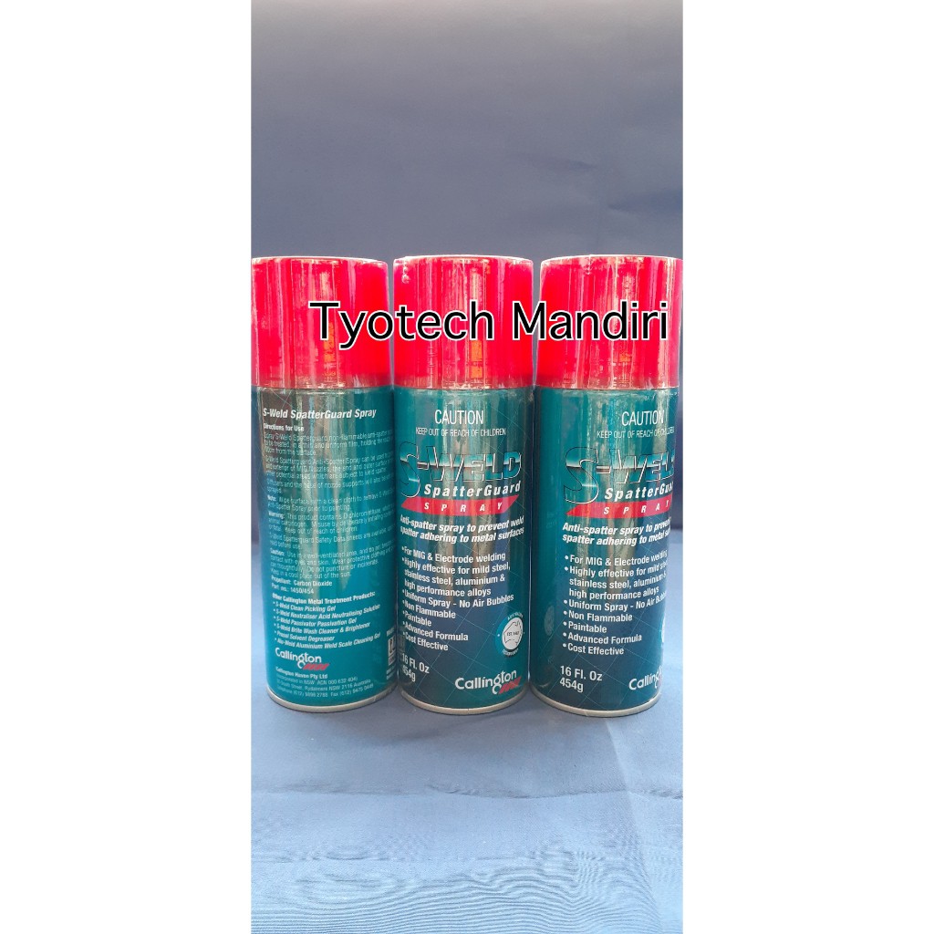 Jual S-WELD SPATTER GUARD ANTI-SPATTER AEROSOL "CALLINGTON" | Shopee ...