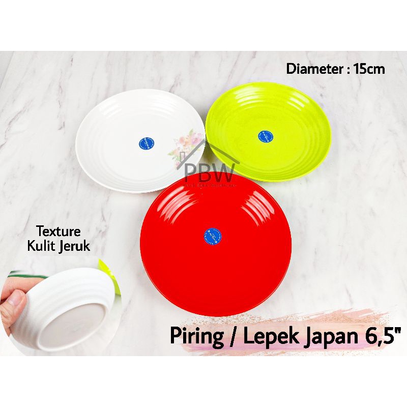 Jual Piring Lepek Plastik Japan 6,5" Lucky Star / Lepek Plastik ...