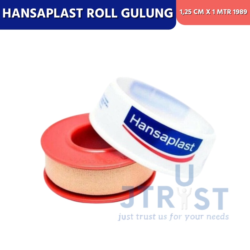 Jual Hansaplast Roll Gulung 1,25 Cm X 1 Mtr 1989 Plester Luka | Shopee ...