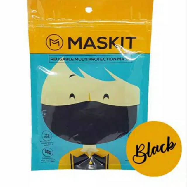 Jual MaSKit Dewasa Black (1 filter didalamny) | Shopee Indonesia