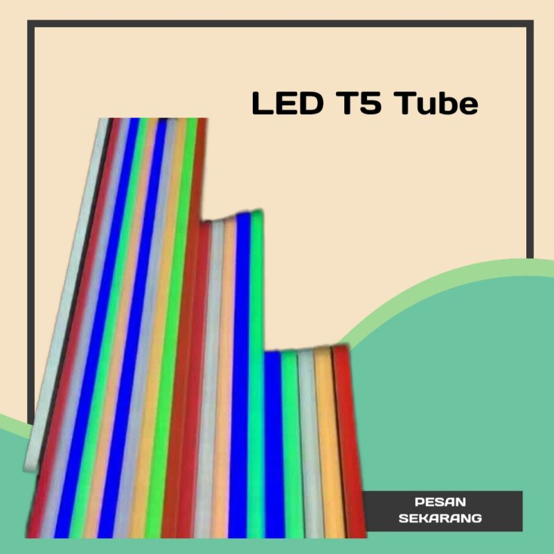 Jual LAMPU SET NEON TUBE T5, TL5, T 5 LED 30CM 4 Watt ANTI PECAH ...