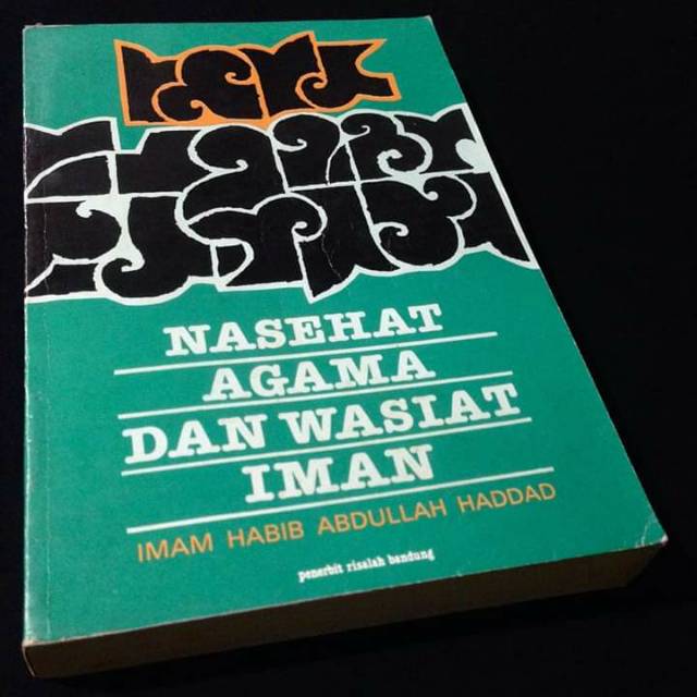 Jual NASEHAT AGAMA DAN WASIAT IMAN - Imam Habib Abdullah Haddad - Mizan ...