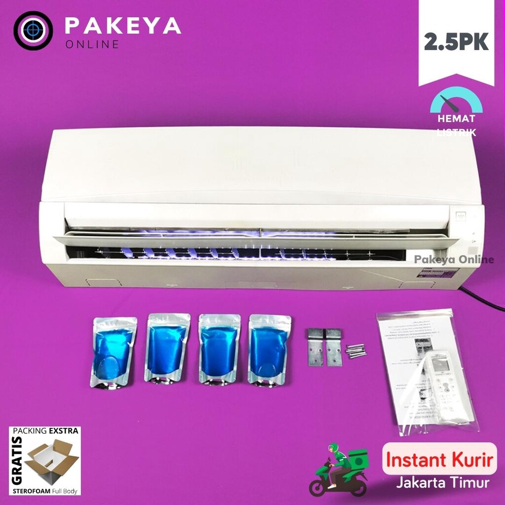 Jual Kipas Angin Model AC Remote 2.5PK LED Plus ICE GEL Pendingin ...