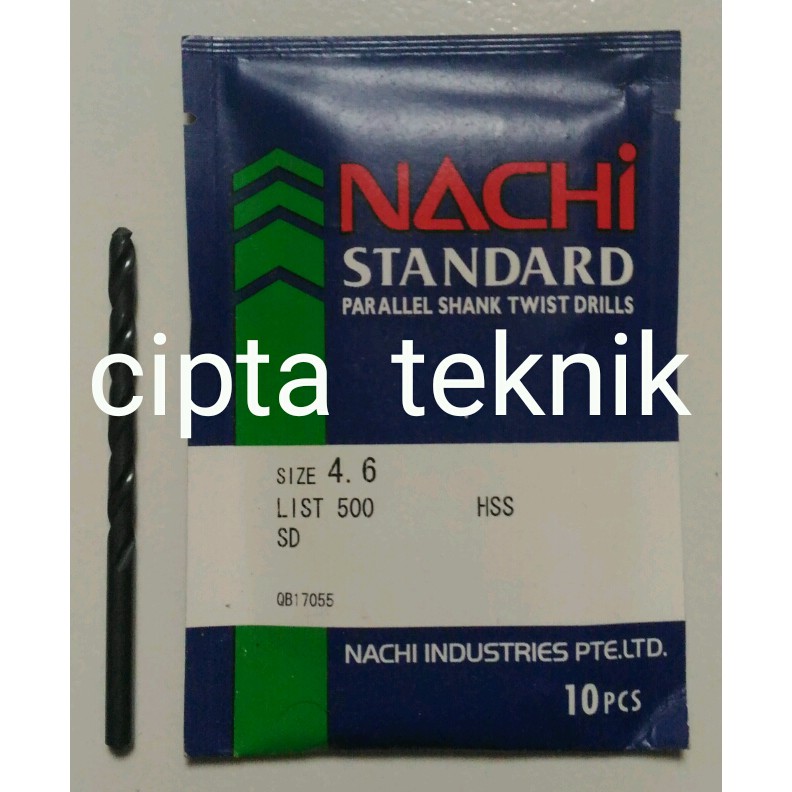 Jual Mata Bor Nachi 4,6mm Matabor Nachi 4.6mm Asli 4,6 mm Parallel ...