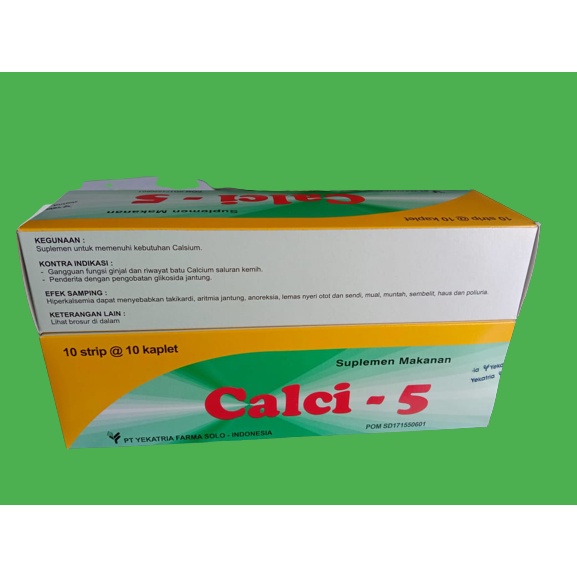 Jual Tablet Calci 5 Per Box | Shopee Indonesia