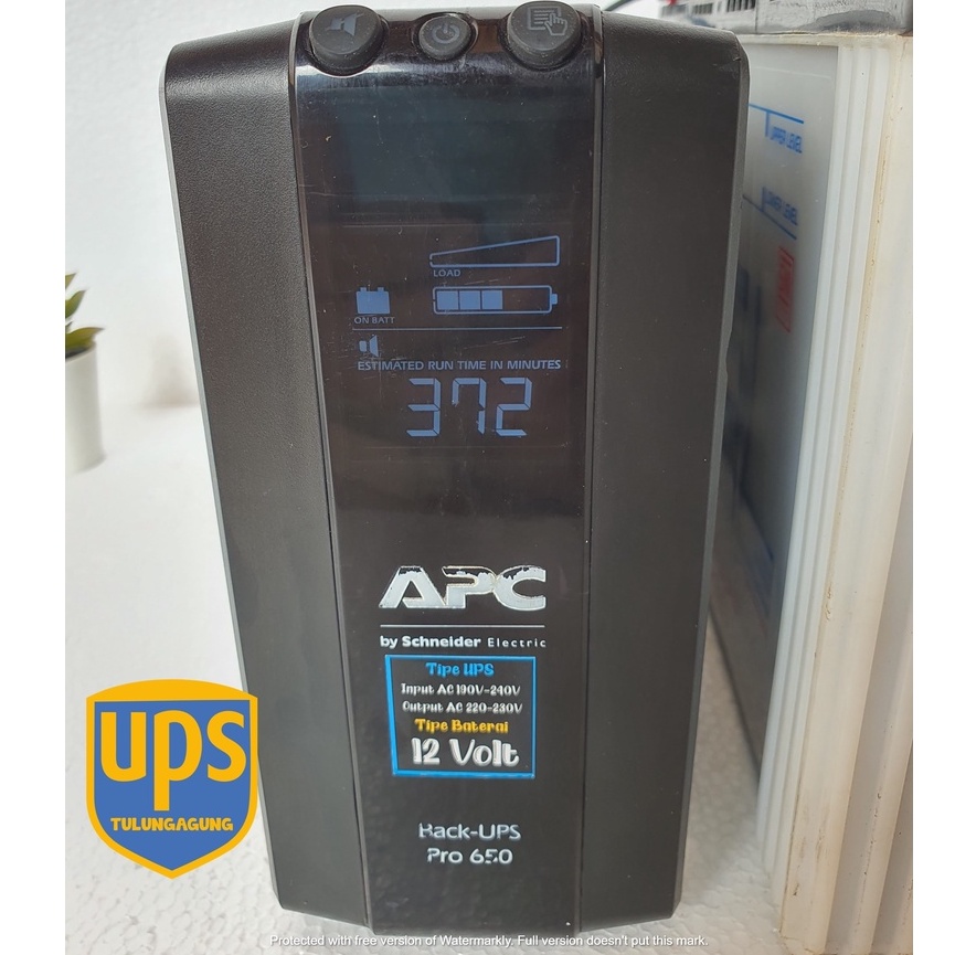 Jual UPS LCD 650VA/390Watt LCD Monitor Modif Timer dan Fan Sensor Suhu ...