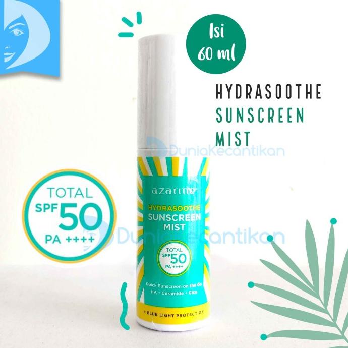 Jual Azarine Hydrasoothe Sunscreen Mist Spf50 Pa++++ Sun Screen Face ...
