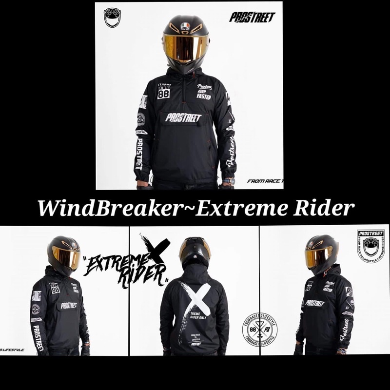 Jual WINDBRAKER | PROSTREET | EXTREME RIDER | NEW | ORIGINAL | Shopee ...