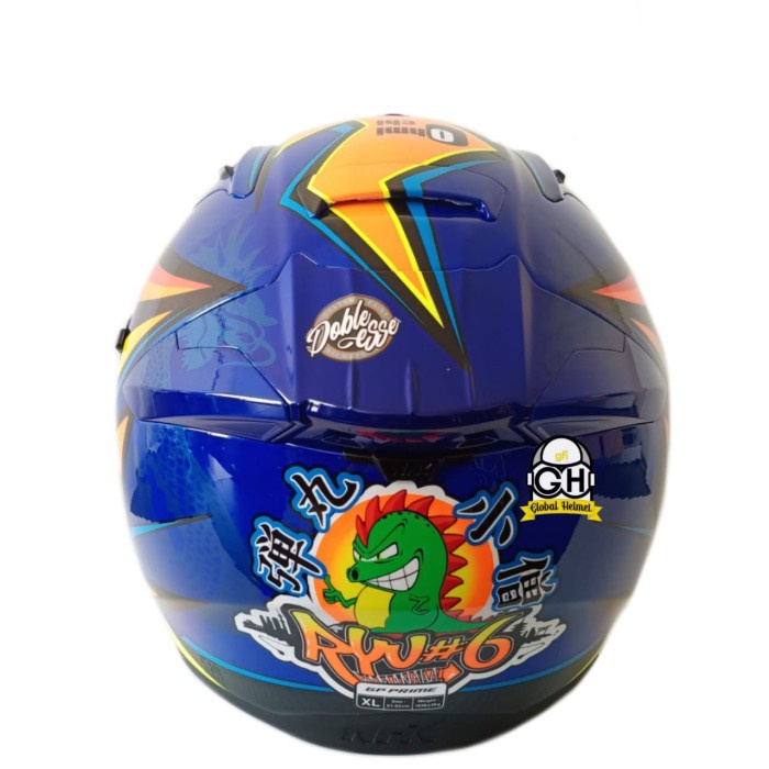 Jual Helm Nhk Full Face Nhk Gp Prime Motif Ryusei Yamanaka Dark Blue ...