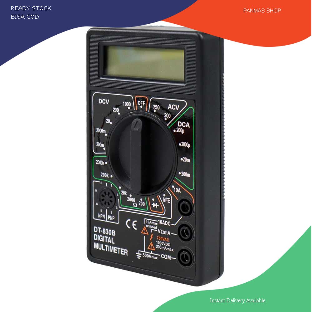 Jual Vastar Pocket Size Digital Multimeter - DT830B | Shopee Indonesia