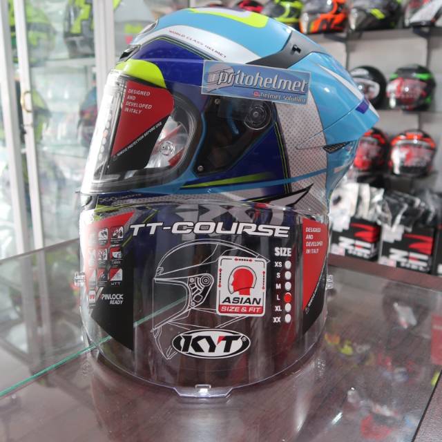 Jual Visor Clear KYT TT Course Original | Shopee Indonesia