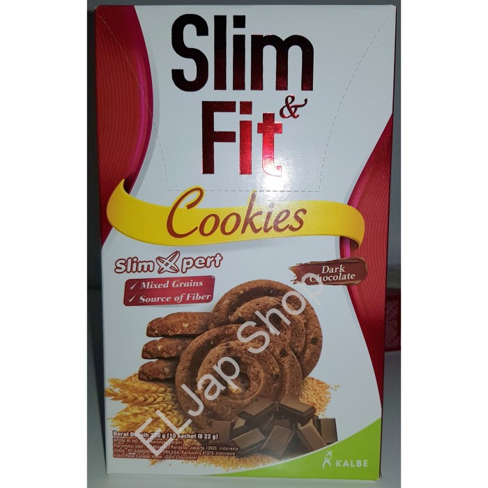Jual KERING-KUE- KUE / COOKIES SLIM AND FIT BY KALBE ISI 10 SACHET RASA ...