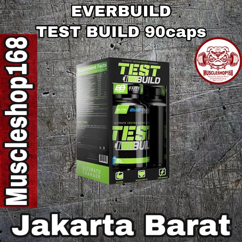 Jual Everbuild Nutrition Test Build 90Caps Testoterone Booster ...