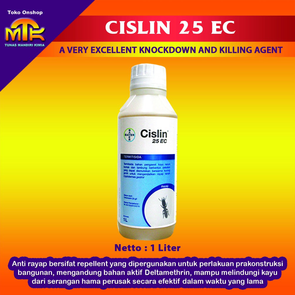 Jual CISLIN 25 EC Anti Rayap Dengan Knockdown dan Killing Agent Yang ...