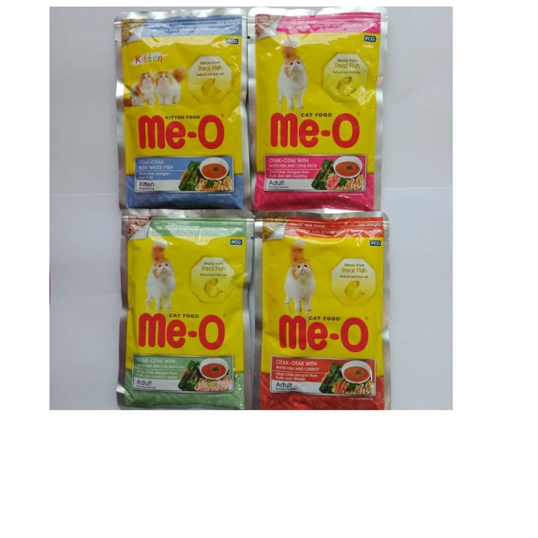 Jual MEO POUCH OTAK-OTAK 80GR ALL VARIAN/CATFOOD /WETFOOD | Shopee ...