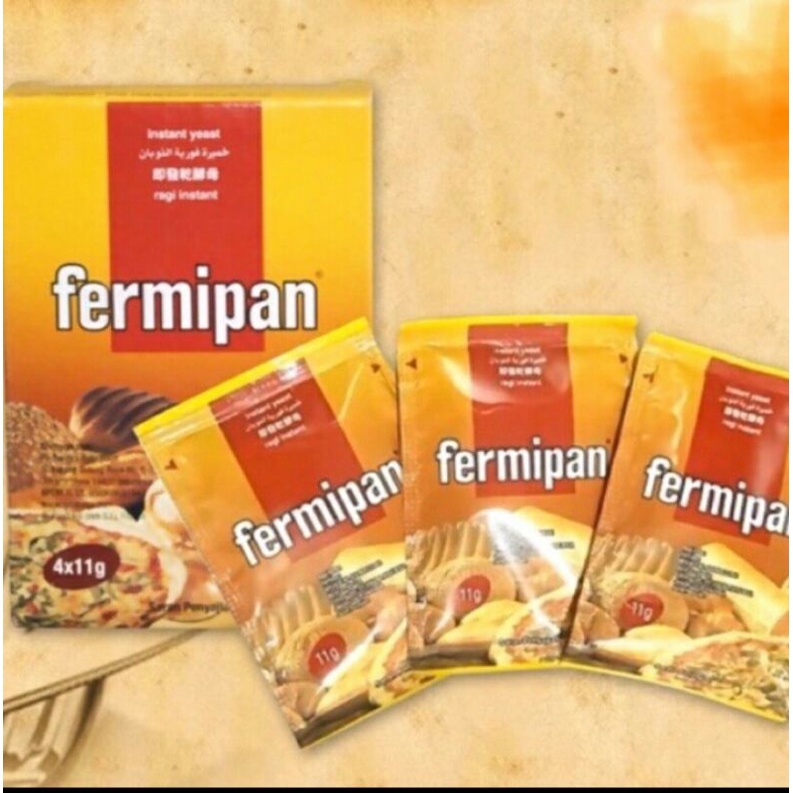 Jual fermipan ragi untuk roti donat kemasan 11g | Shopee Indonesia