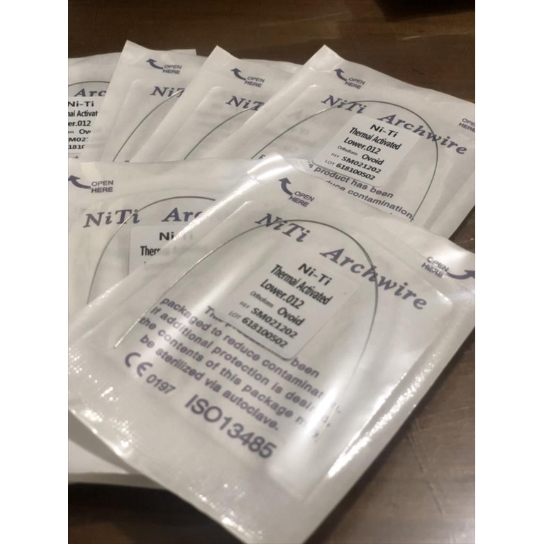 Jual DENTAL KAWAT GIGI BEHEL WIRE NITI THERMAL ORTHO SUPER ELASTIC ...