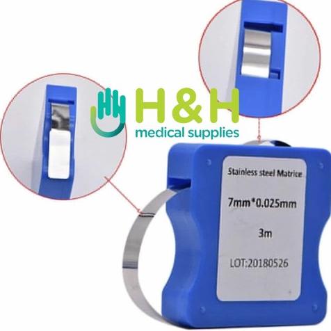 Jual Dental matrix band metal roll / matriks band / Matrix Gigi Metal ...