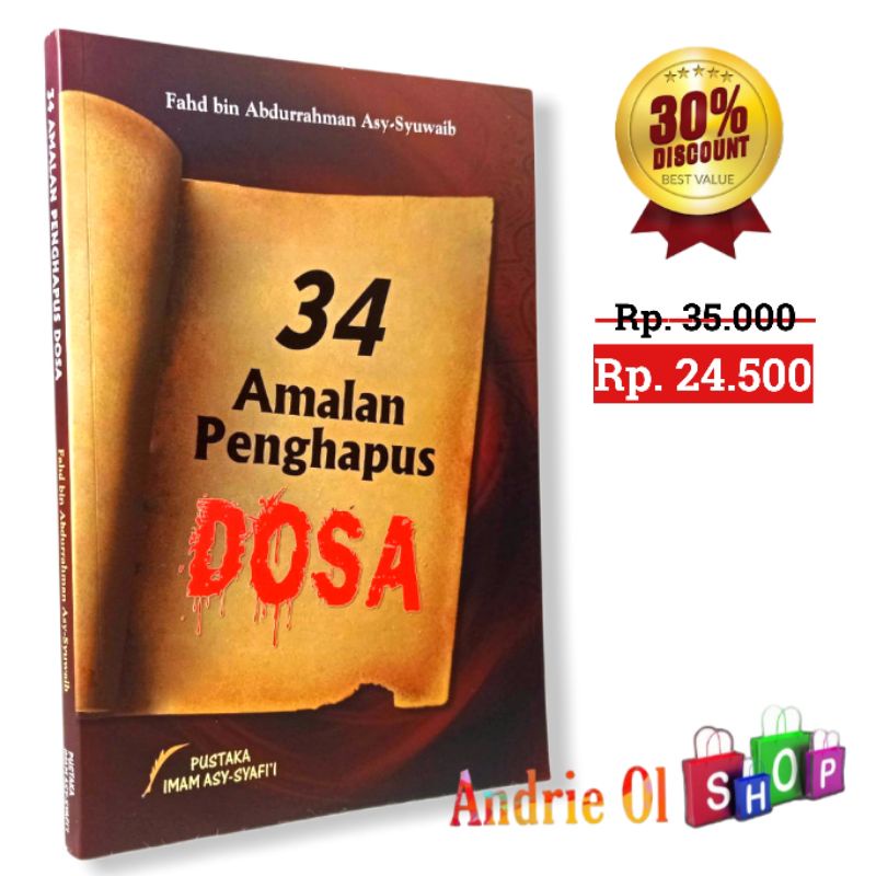 Jual Buku 34 Amalan Penghapus Dosa | Pustaka Imam Syafii | Shopee Indonesia