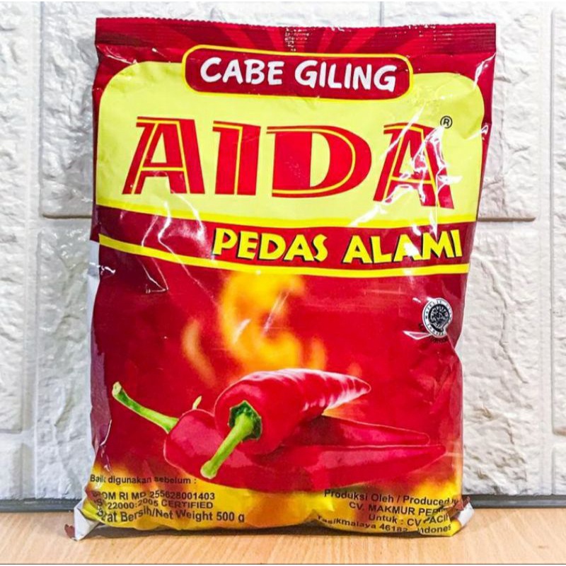 Jual CABE BUBUK AIDA 500gram /CABE BUBUK SERBA GUNA/CABE GILING KERING ...