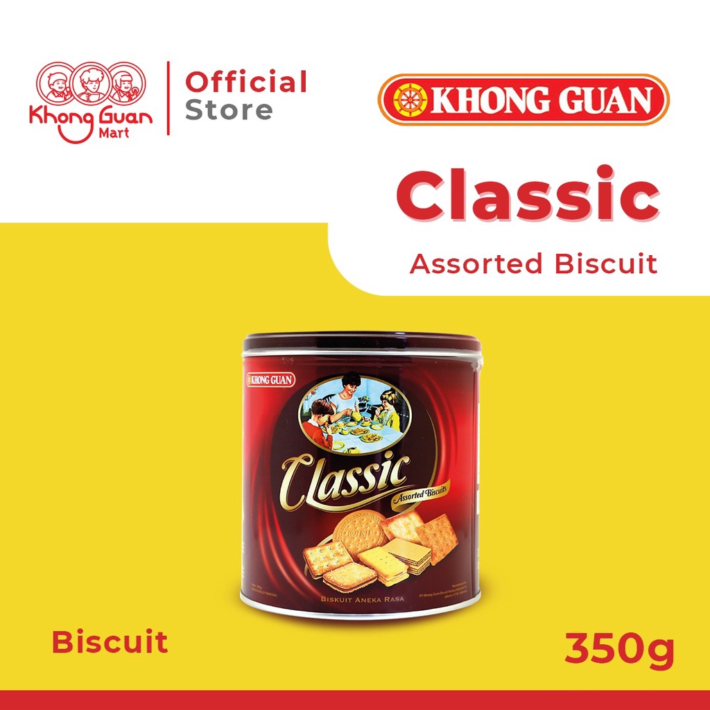 Jual KHONG GUAN Assorted Biscuit Classic Mini Tin 250 Gram | Shopee ...