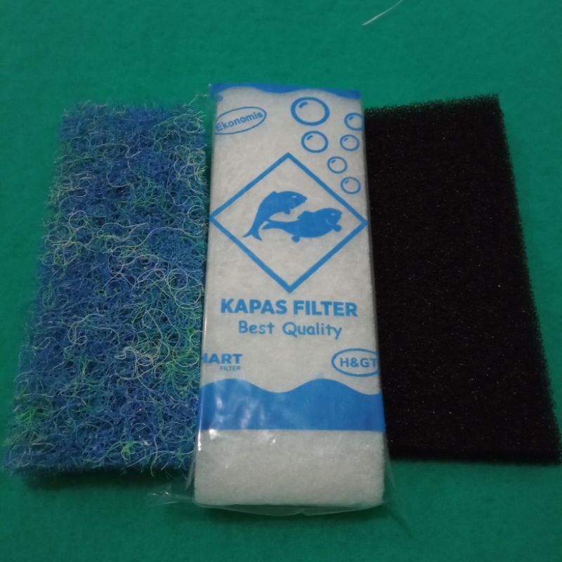 Jual Paket Media Filter Aquarium Kapas Filter Japmat Biofoam/Biofil ...