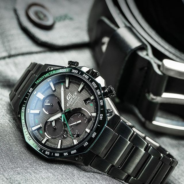 Jual Jam Tangan Pria Merk Casio Edifice Type Eqb-1100 Solar Black ...