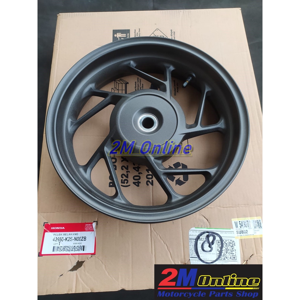 Jual 42650K2SN00ZB Velg CW Vario 160 Belakang Hitam Ori AHM | Shopee ...