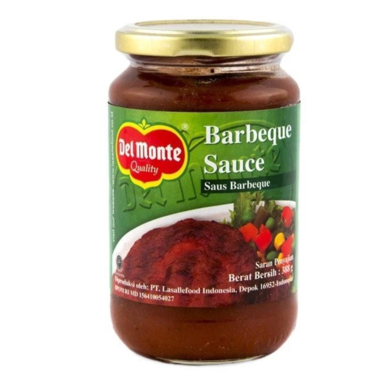 Jual Delmonte Del Monte Saus Barbeque Botol Kaca 388gr / 330gr | Shopee ...
