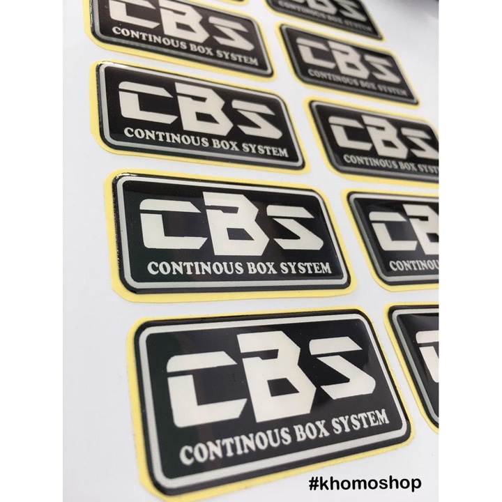 Jual EMBLEM STICKER LOGO BOX CBS KUALITAS PREMIUM LOGO AUDIO TERMURAH ...
