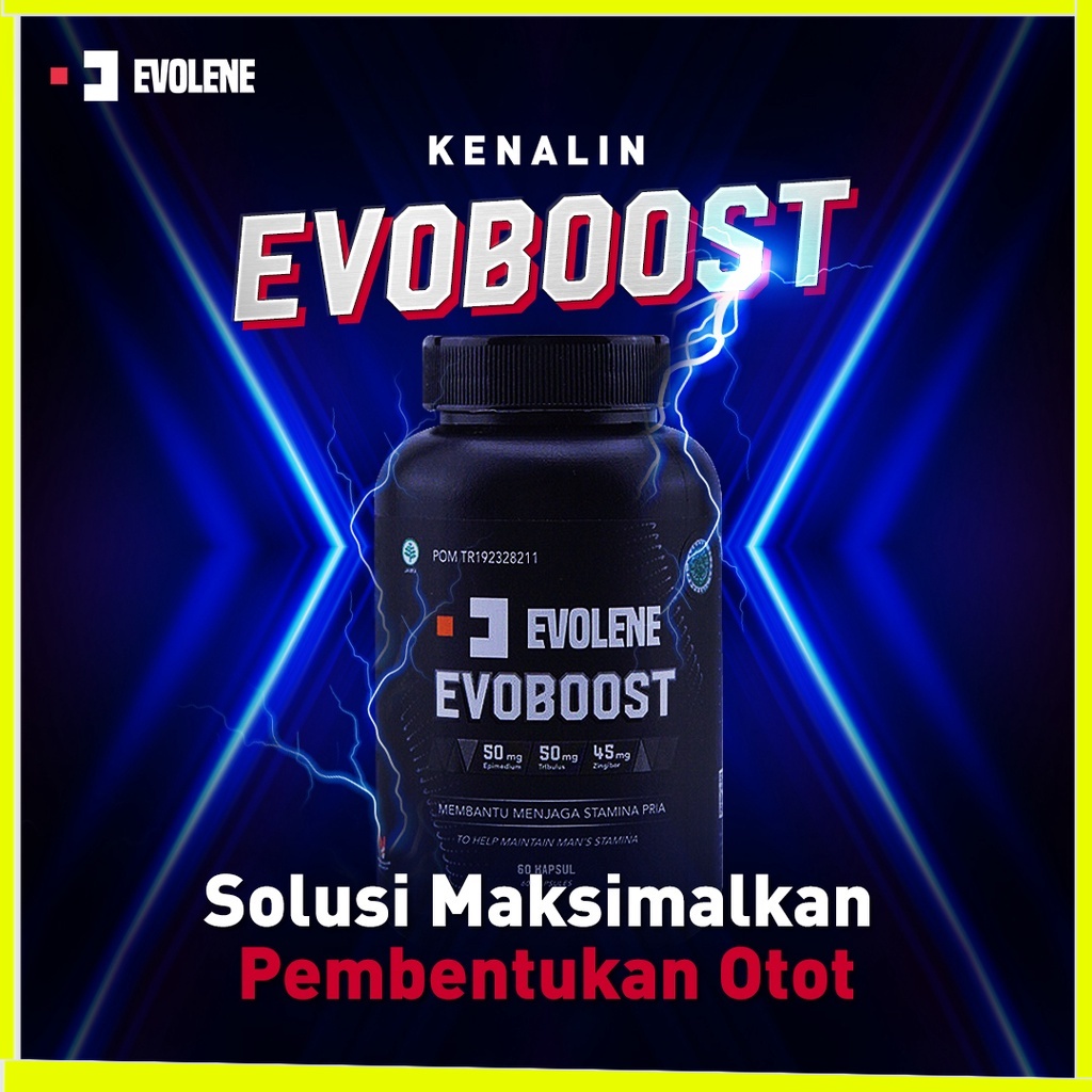 Jual EVOBOOST TESTOSTERONE BOOSTER MEMAKSIMALKAN PEMBENTUKAN OTOT TEPAH ...