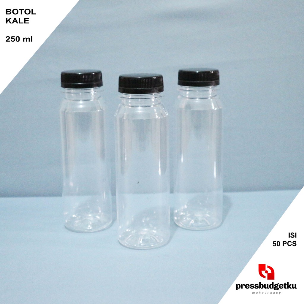 Jual Botol Kale 250 ml / botol plastik 250 ml / Botol kale 250ml (berat ...