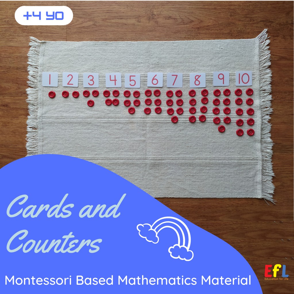 Jual Montessori Cards and Counters | Shopee Indonesia
