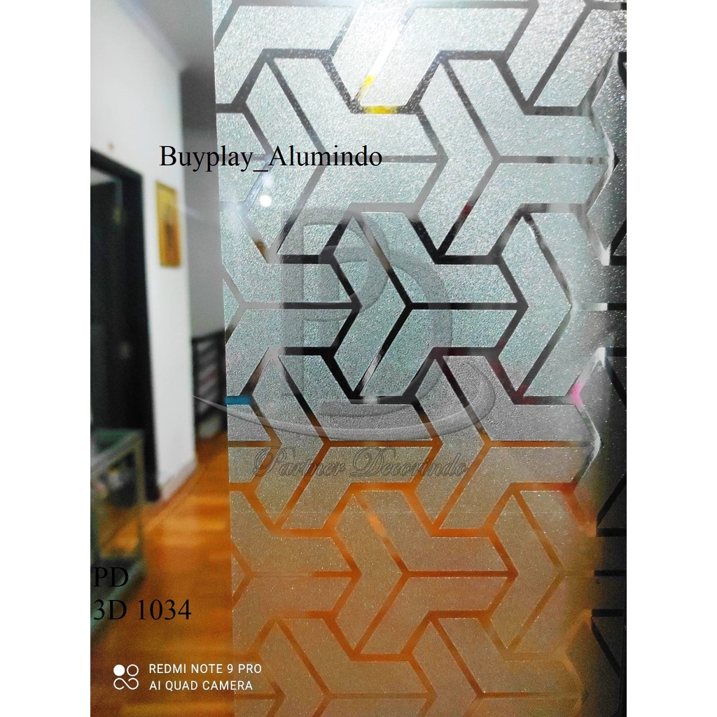 Jual Stiker Kaca Kaca Film Pelapis Jendela Kaca Sanblast Motif Gliter ...