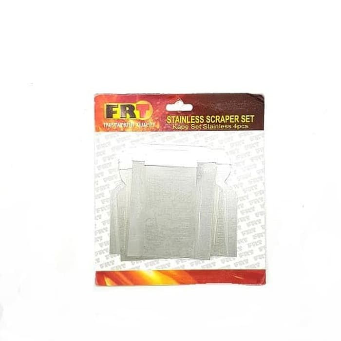 Jual Kapi / Kape / Stainless Scraper Set 4 Pcs FRT 50 mm 80 mm 100mm ...