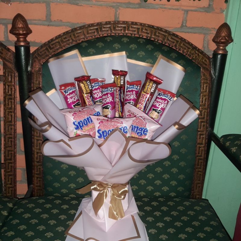 Jual buket snack bucket beng beng chocolatos coklat ciki wisuda kado ...
