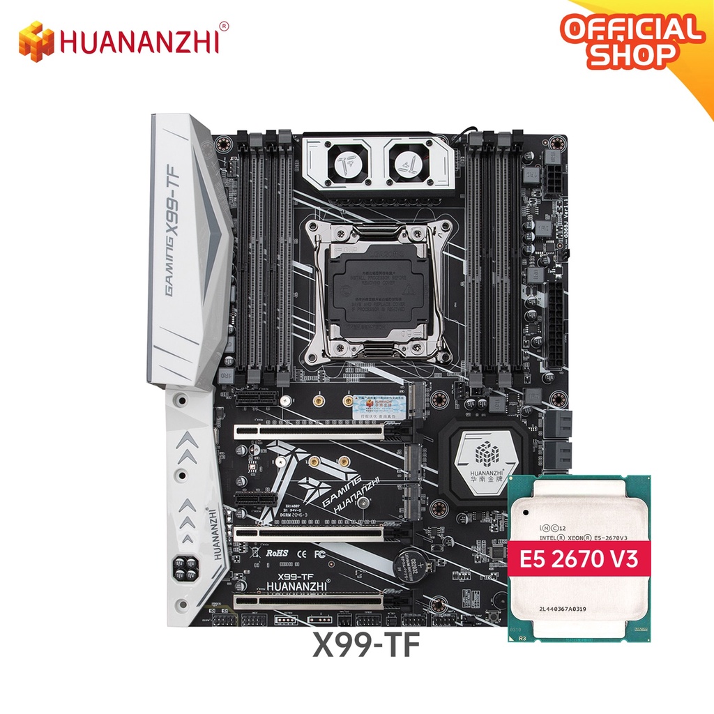 Jual PREORDER HUANANZHI X99 TF X99 Motherboard Intel with XEON E5 2670 ...