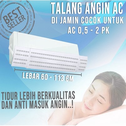 Jual TALANG ANGIN AC COVER INDOOR REFLECTOR ANGIN AC DAIKIN LG SAMSUNG ...