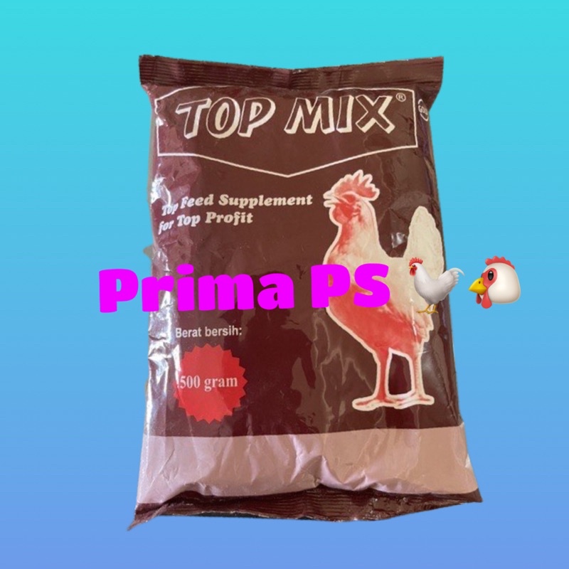 Jual TOP MIX AYAM feed supplement vitamin ayam 500gr | Shopee Indonesia