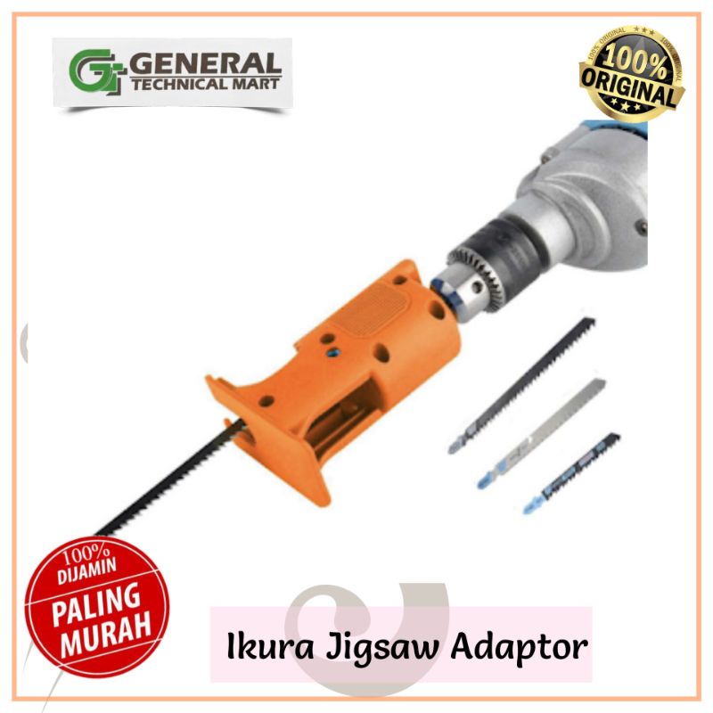 Jual Ikura Adaptor Bor Jig saw Konverter Gergaji Jigsaw Kayu Besi ...