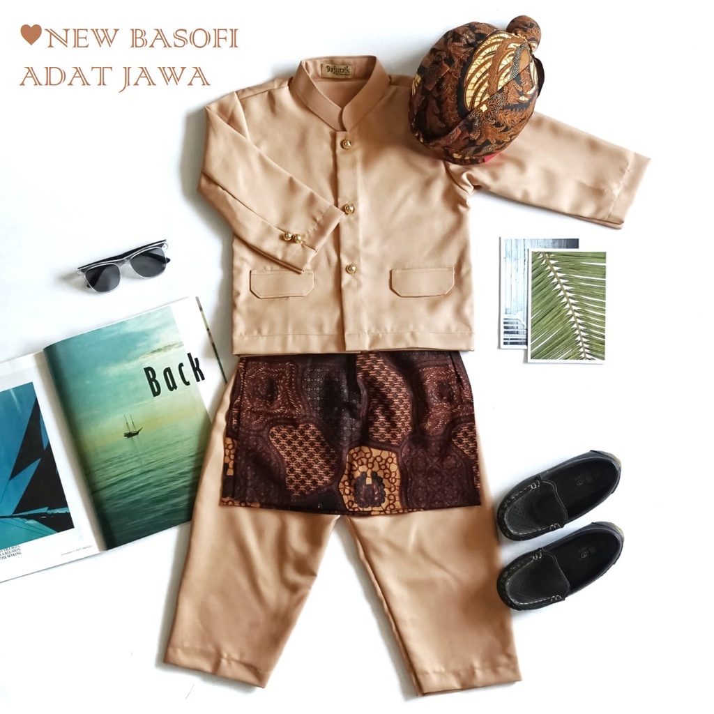 Jual SETELAN KOSTUM BASOFI ADAT JAWA ANAK/BESKAP TEDAK SINTEN | Shopee ...