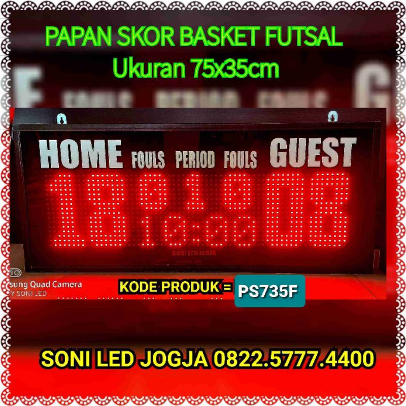Jual Papan skor futsal basket led skor digital scoreboard skoring ...